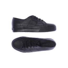 Superga Damen Sneakers, schwarz, Gr. 38