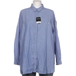 Selection by Ulla Popken Damen Bluse, blau, Gr. 44