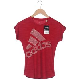 Adidas Damen T-Shirt, rot, Gr. 34