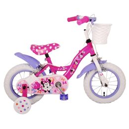 VOLARE Kinderfahrrad Disney Minnie Cutest Ever! 12 Zoll, ohne Rücktrittbremse