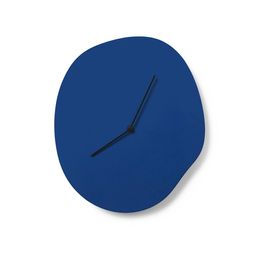 ferm LIVING - Melt Wanduhr, blau