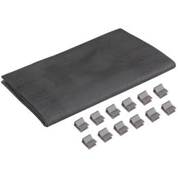 Windhager Lichtschachtabdeckung Gewebe 60x135 cm, Alu