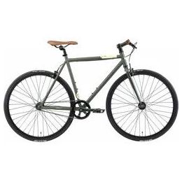 Singlespeed Bikestar Fahrräder Gr. 53cm, 28 Zoll (71,12cm), grün für Damen und Herren