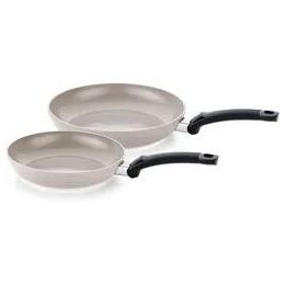 Pfannen-Set Fissler "Ceratal Classic Set 2tlg Pfanne 24cm+28cm", grau, Pfannen, ceratal Beschichtung;cookstar Allherdboden; Made in Germany