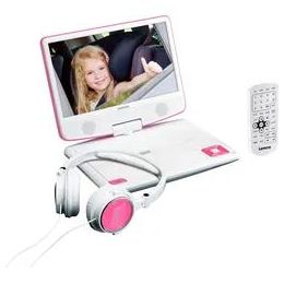 Lenco Portabler DVD-Player "DVP-910", Abspielgeräte, pinkB:22,2cm H:17,4cm T:4,3cm