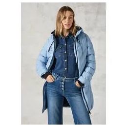 Mendler Steppmantel CECIL Gr. L (42), blau (crystal blue) Damen Mäntel mit Kapuze