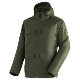 Funktionsjacke Maier Sports "WOUT" Gr. 48, grün (moosgrün) Herren Jacken Outdoor-Jacke, windwasserdicht, 2 RV-Taschen und Kapuze