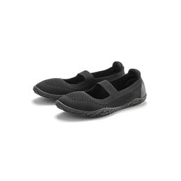 Lascana Sneaker Ballerinas 'Riemchenballerina, Slip-On-Sneaker' schwarz Gr. 36 für Damen