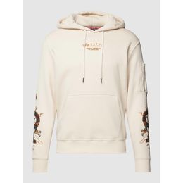 Alpha Industries Hoodie mit Label-Print Modell 'DRAGON'