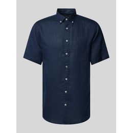 Fynch-Hatton Freizeithemd aus Leinen mit Button-Down-Kragen Modell 'Summer'