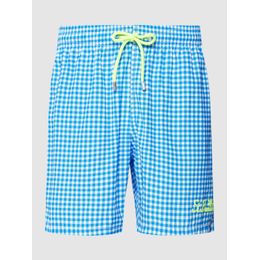 Mc2 Saint Barth Badehose mit Allover-Muster Modell 'GUSTAVIA'