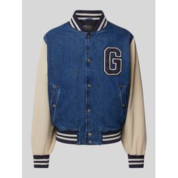 Gant College-Jacke in Denim-Optik Modell 'DENIM VARSITY'