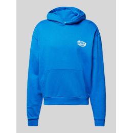 Review Hoodie mit Kapuze