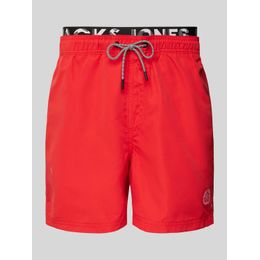 Jack & Jones Badehose mit elastischem Bund Modell 'FIJI'