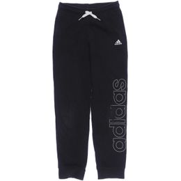 Adidas Herren Stoffhose, schwarz, Gr. 140