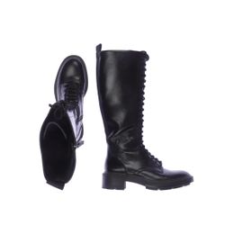 Zara Damen Stiefel, schwarz, Gr. 36