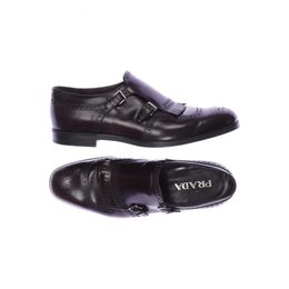 Prada Herren Halbschuh, braun, Gr. 8.5