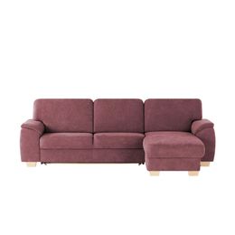 Smart Ecksofa Valencia ¦ rot ¦ Maße (cm): B: 281 H: 90 T: 173