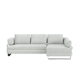 switch Ecksofa in Lederoptik Havana ¦ grau ¦ Maße (cm): B: 272 H: 89