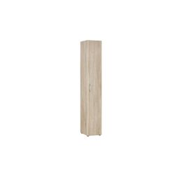 Höffner Schrank, 1-türig ¦ holzfarben ¦ Maße (cm): B: 30 H: 185 T: 40