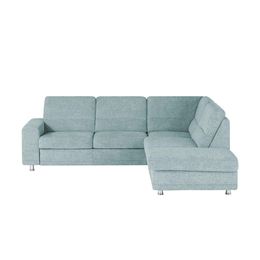 meinSofa Ecksofa Marc ¦ blau ¦ Maße (cm): B: 243 H: 85 T: 234