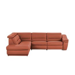 meinSofa Ecksofa Ivonne ¦ rot ¦ Maße (cm): B: 294 H: 84 T: 245