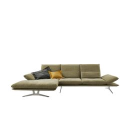 Koinor Ecksofa aus Flachgewebe Francis ¦ grün ¦ Maße (cm): B: 314 H: