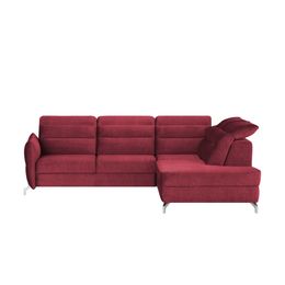 switch Ecksofa Montale ¦ rot ¦ Maße (cm): B: 261 H: 108 T: 229