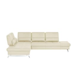 JOOP! Ecksofa Leder Loft 8108 ¦ beige ¦ Maße (cm): B: 299 H: 86 T: 2