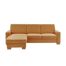 meinSofa Ecksofa Uli-S ¦ gelb ¦ Maße (cm): B: 270 H: 90 T: 258