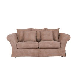 Höffner Einzelsofa Olivia ¦ rosa/pink ¦ Maße (cm): B: 215 H: 100 T: 98