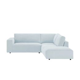 Gallery M Ecksofa Lucia ¦ blau ¦ Maße (cm): B: 300 H: 81 T: 266