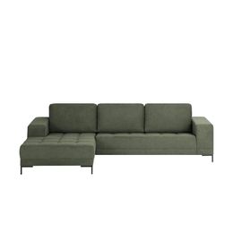 Smart Ecksofa Garda ¦ grün ¦ Maße (cm): B: 280 H: 81 T: 166