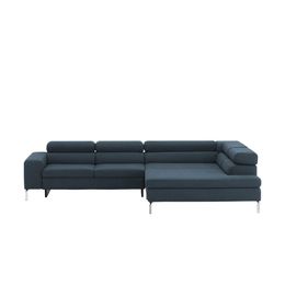 Gallery M Ecksofa Felicia ¦ blau ¦ Maße (cm): B: 309 H: 72 T: 215