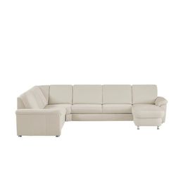 meinSofa Wohnlandschaft Mikrofaser Rita ¦ creme ¦ Maße (cm): B: 330 H