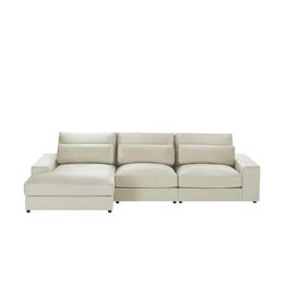 Höffner Ecksofa Branna ¦ beige ¦ Maße (cm): B: 322 H: 88 T: 164