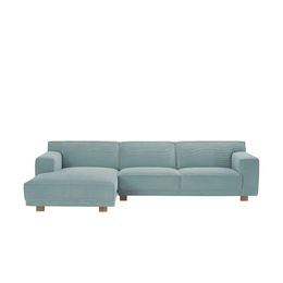 Soho Ecksofa Trenisha ¦ blau ¦ Maße (cm): B: 301 H: 74 T: 160