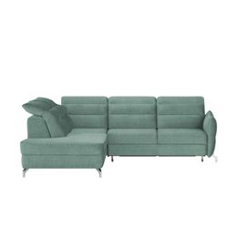 switch Ecksofa Montale ¦ grün ¦ Maße (cm): B: 261 H: 108 T: 229