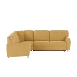 Smart Ecksofa Valencia ¦ gelb ¦ Maße (cm): B: 270 H: 90 T: 240