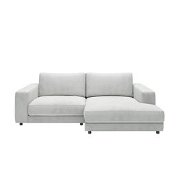 Jette Home Ecksofa In Feincord Sila ¦ grau ¦ Maße (cm): B: 250 H: 85