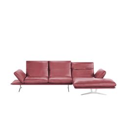 Koinor Ecksofa Echtleder Francis ¦ rot ¦ Maße (cm): B: 314 H: 93 T: 1