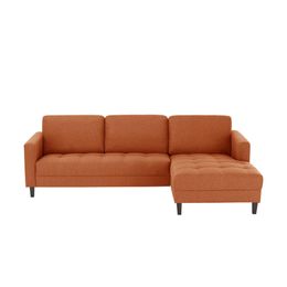 Smart Ecksofa Geradine ¦ orange ¦ Maße (cm): B: 260 H: 85 T: 170