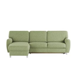 Smart Ecksofa Valencia ¦ grün ¦ Maße (cm): B: 263 H: 90 T: 173