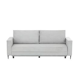 Höffner Schlafsofa Teresina ¦ grau ¦ Maße (cm): B: 222 H: 93 T: 98