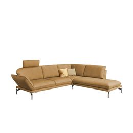 himolla Ecksofa 1478 ¦ gelb ¦ Maße (cm): B: 275 H: 87