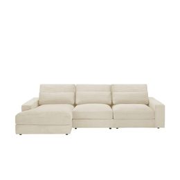 Höffner Ecksofa Branna ¦ creme ¦ Maße (cm): B: 322 H: 88 T: 164