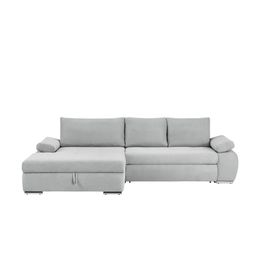 Smart Ecksofa Ibby ¦ grau ¦ Maße (cm): B: 294 H: 73 T: 173