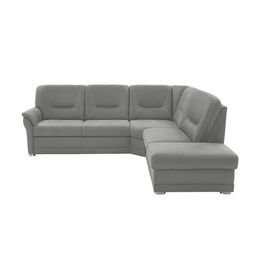 meinSofa Ecksofa aus Mikrofaser Edda ¦ grau ¦ Maße (cm): B: 253 H: 96