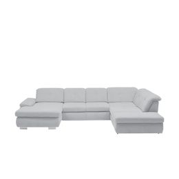 Lounge Collection Wohnlandschaft Flachgewebe Affair ¦ grau ¦ Maße (c