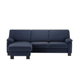 meinSofa Ecksofa Veit ¦ blau ¦ Maße (cm): B: 232 H: 90 T: 168